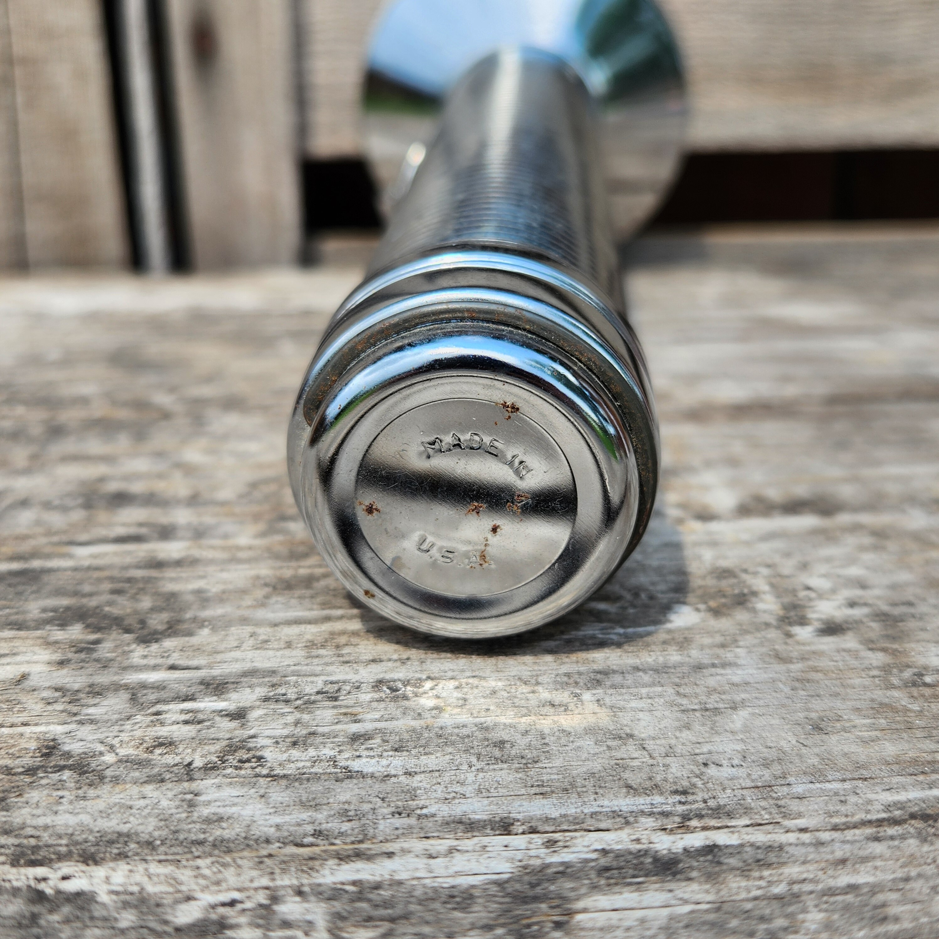 Flashlight, Bright Star, Silver Coloured, Made in USA, Vintage - Etsy