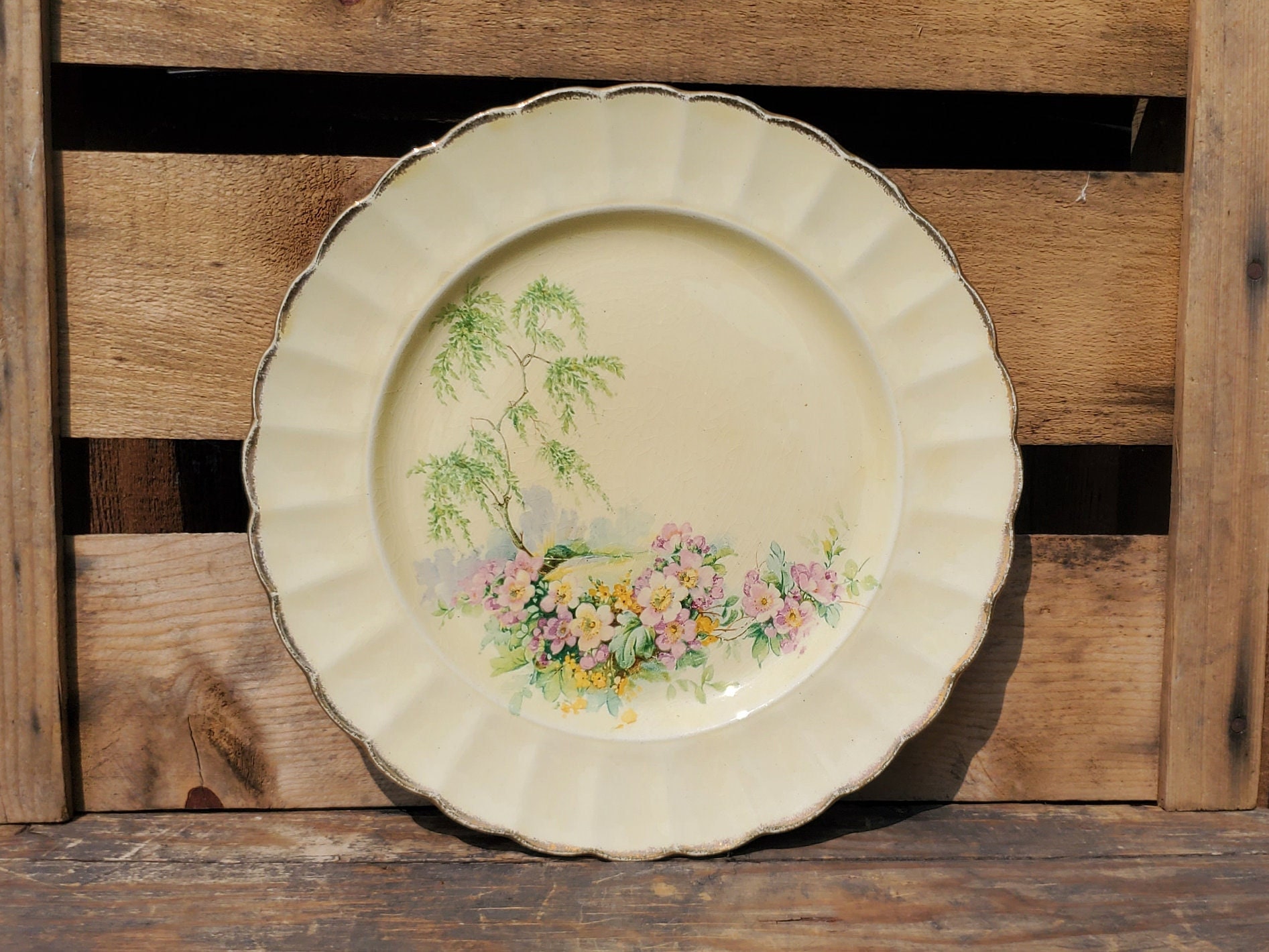 Plate, Sebring, 'breath O' Spring', Imperial Ware, Porcelain, China ...