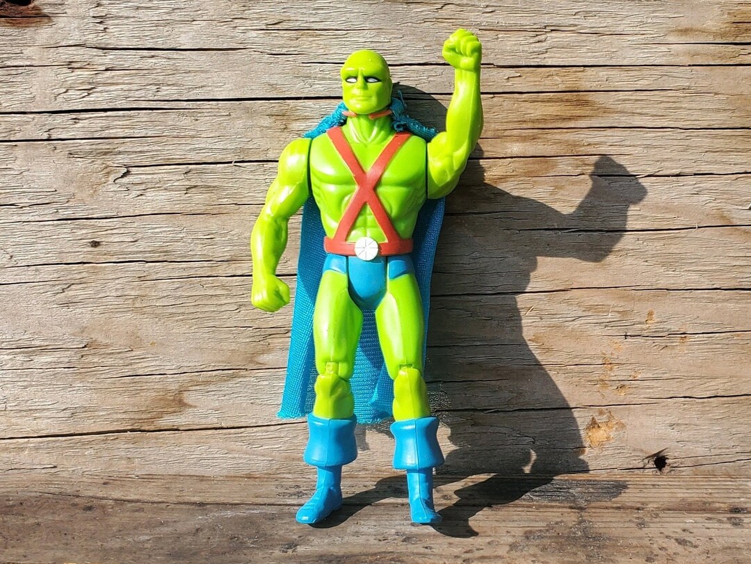 Martian Manhunter Action Figure W/ Cape, 1985, Vintage - Etsy