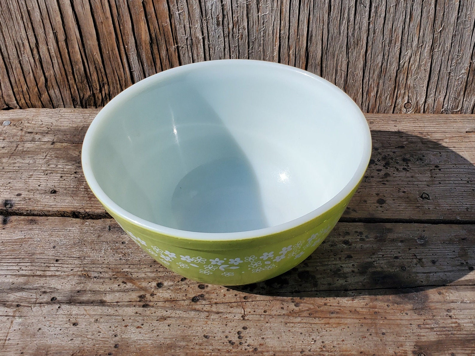 Pyrex Mixing Bowls, Set of 2, Crazy Daisy Pattern, Spring Blossom ...