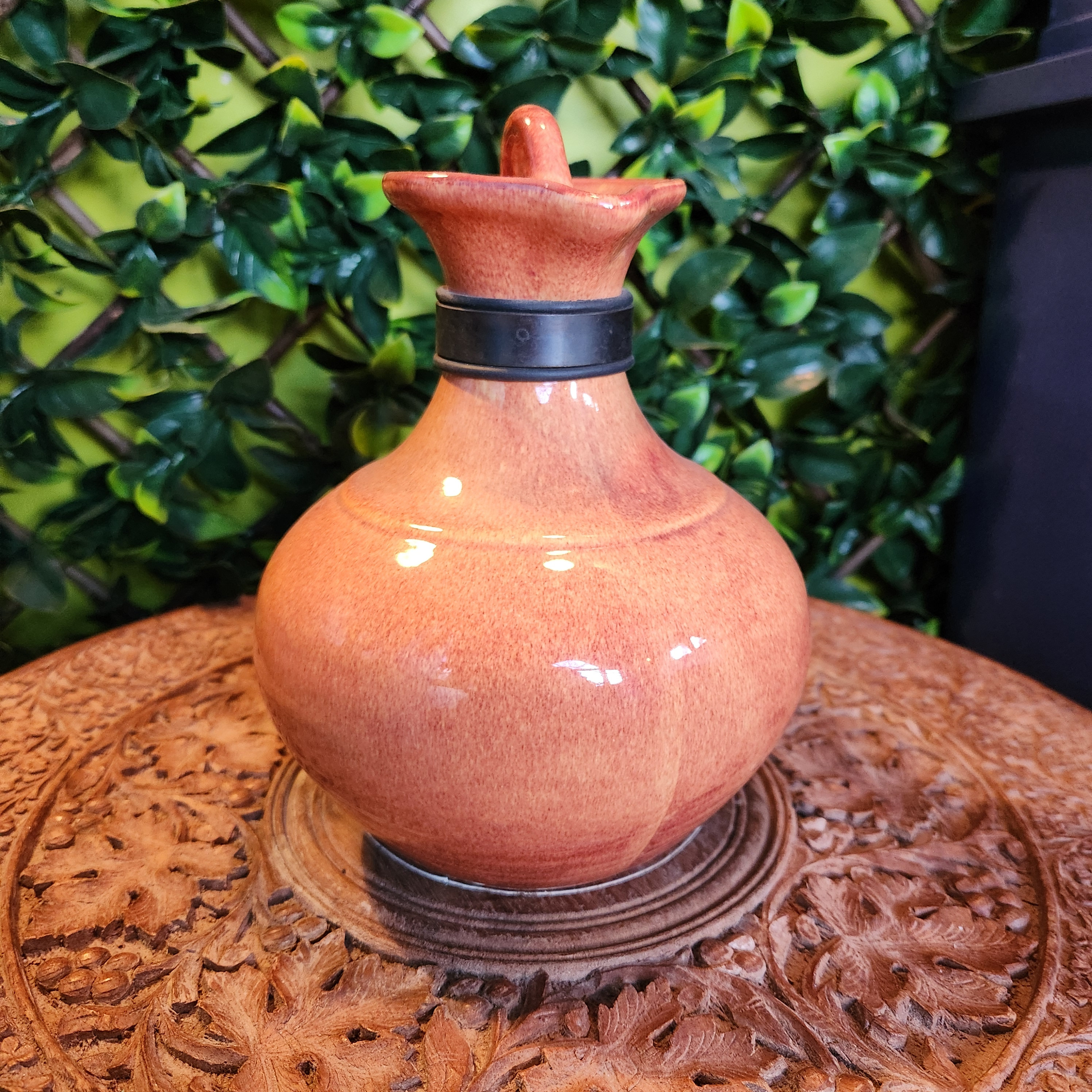 Carafe, Cladding Mcbean, El Patio Pottery, Wooden Handle, California ...