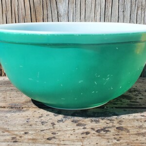 Pyrex Mixing Bowls, Set of 2, Opaque Blue, Aqua Turquoise, Vintage ...