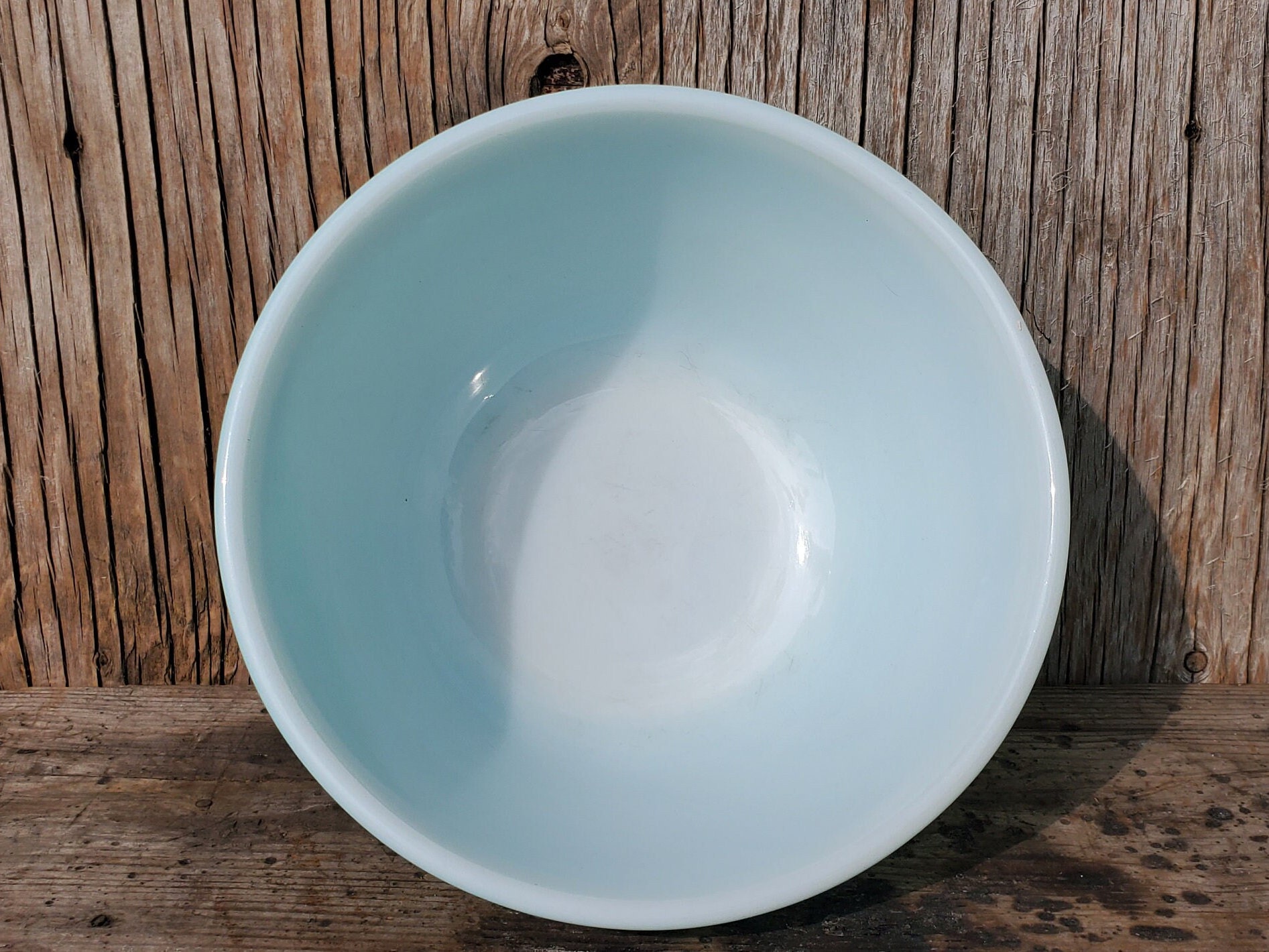 Pyrex Mixing Bowls, Set of 2, Opaque Blue, Aqua Turquoise, Robin's Egg ...