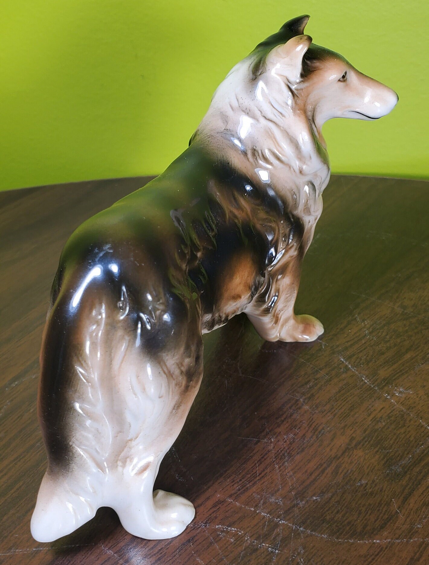 Vintage Border Collie Ceramic Dog Figurine - Etsy