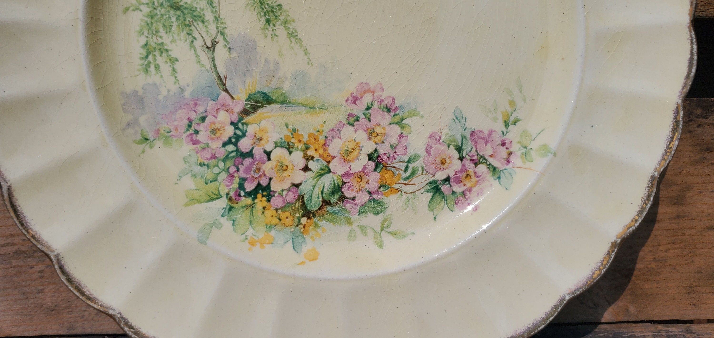 Plate, Sebring, 'breath O' Spring', Imperial Ware, Porcelain, China ...