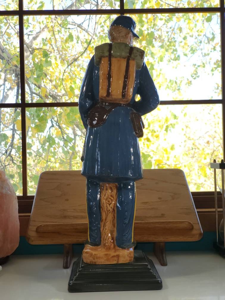 Vintage Ceramic Civil War Union Soldier Figure - Etsy