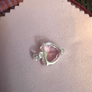 Medium Heart Pink Topaz Necklace, Topaz Heart Pendant With Your Choice ...
