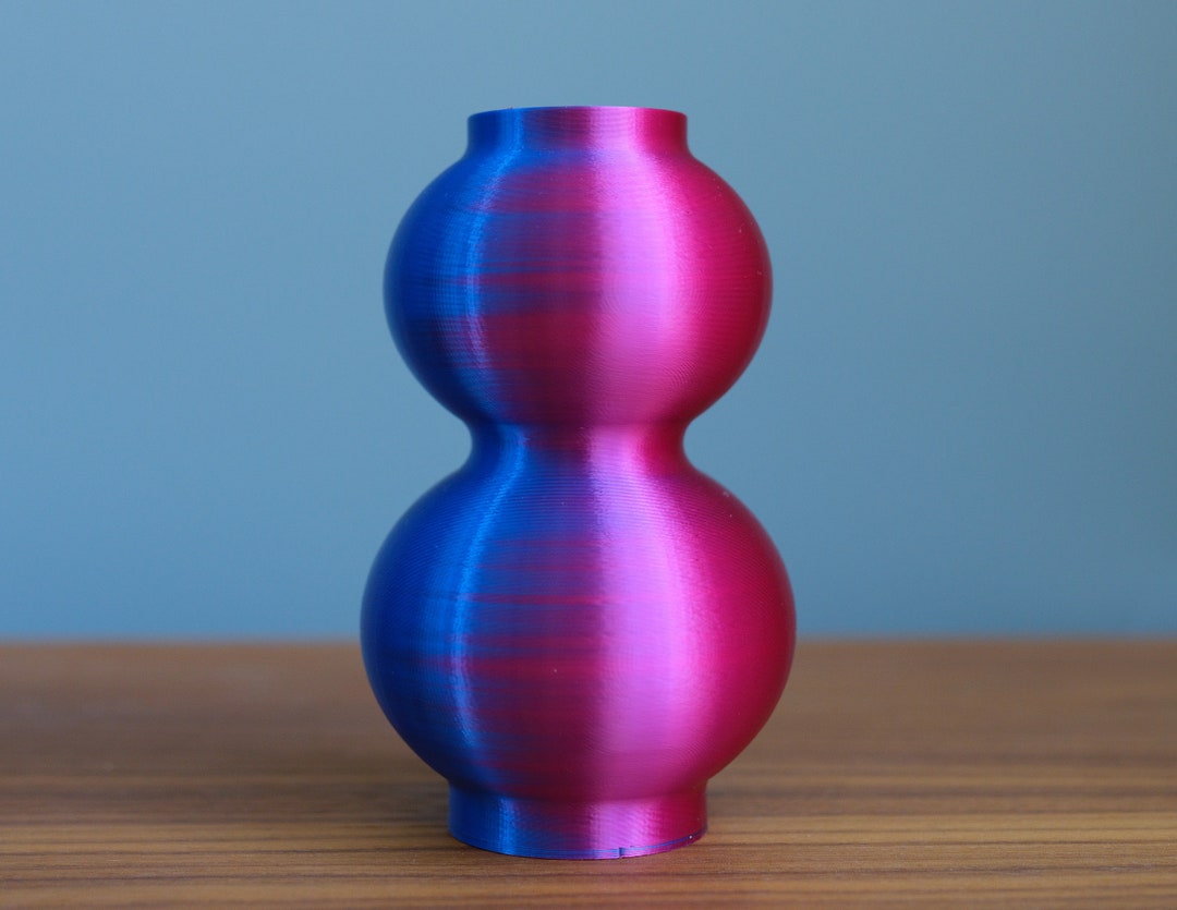 Double Color Vase 3D Printed Plastic Decor - Etsy