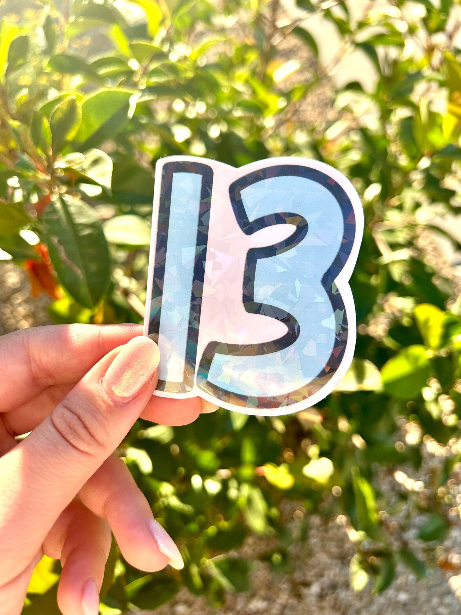 Blue Eras Tour 13 Sticker, Holographic Sticker, Taylor Sticker, Swift ...