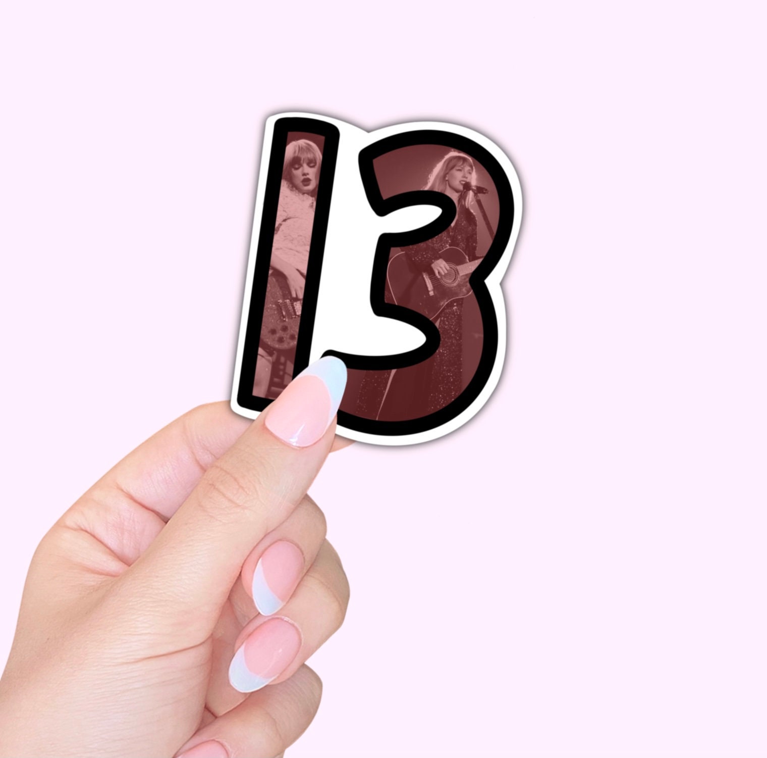 Eras Tour 13 Sticker, Taylor Sticker, Swift Sticker, Swiftie Sticker ...