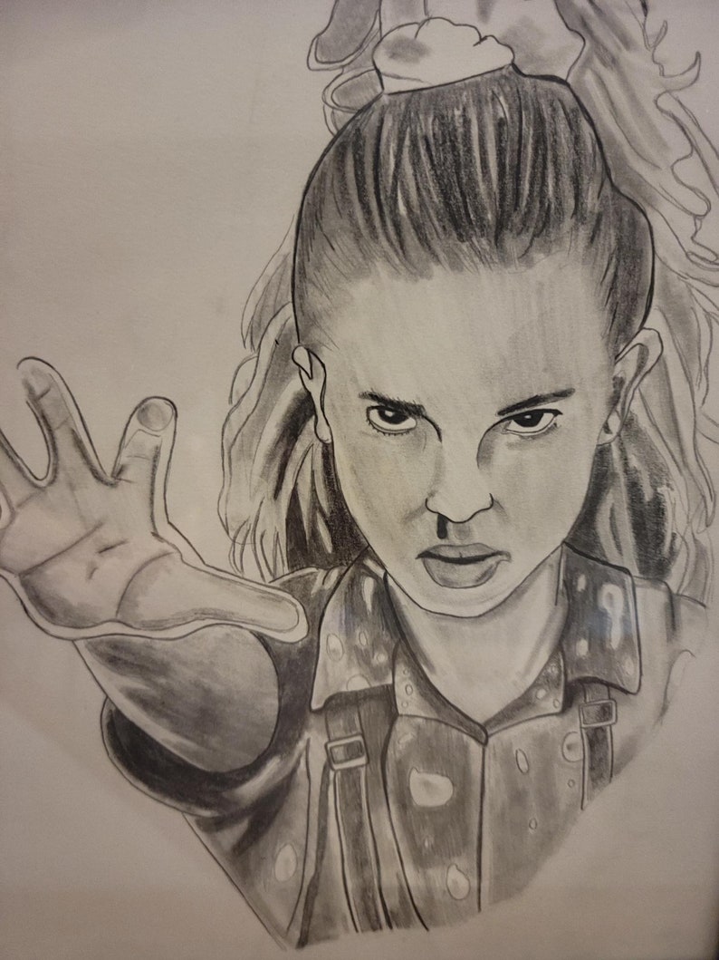 Eleven Drawing Stranger Things 8x10 - Etsy