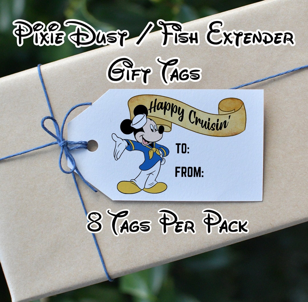 Disney Cruise Pixie Dust Fish Extender Gift Tags - 8 per Pack Mickey ...