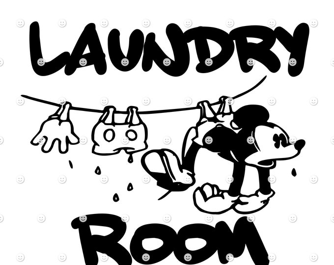 Mickey Laundry Sign | Disney Laundry Sign| Custom Disney Laundry Sign ...