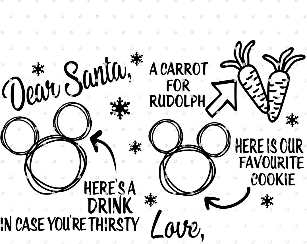 Christmas Santa Milk & Cookies Board SVG Digital Cut File - Australian ...