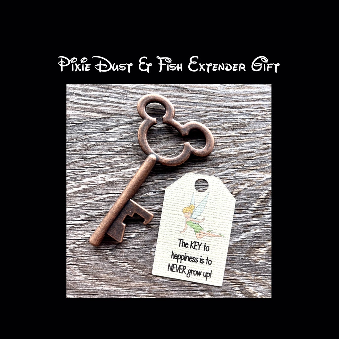 Disney Mickey Key Bottle Opener - Never Grow up - Pixie Dust Fish ...
