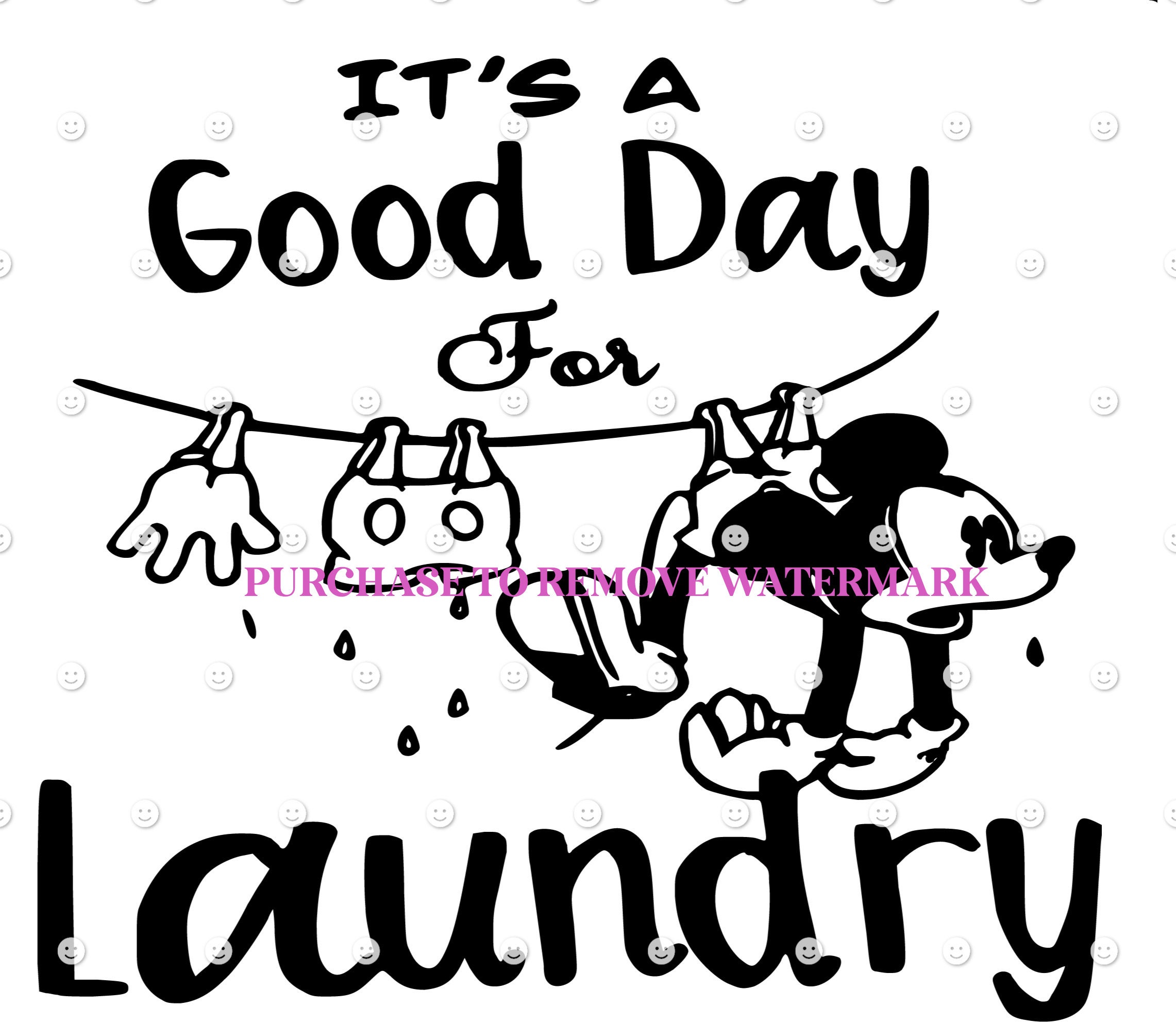 Mickey Mouse Laundry Sign SVG PNG JPG Cut File Bathroom - Etsy