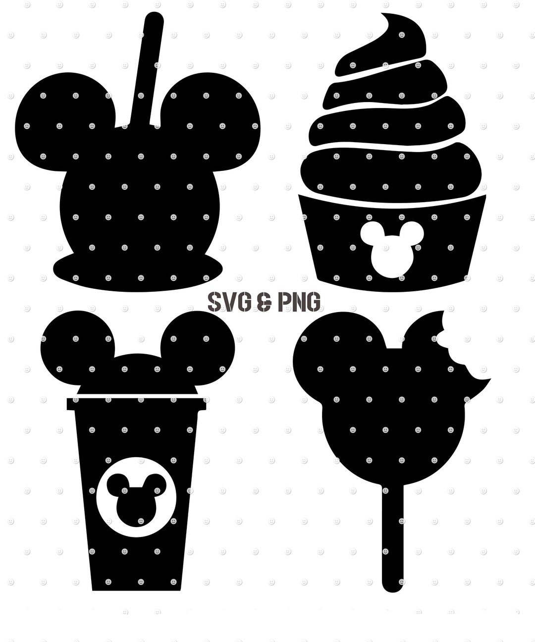 Snack Food Mickey Parks - SVG PNG - Cut File Printable - Etsy