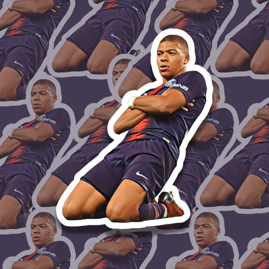 Kylian Mbappe Sticker Set Choose Your Set Size: 2, 3, or 4 Stickers ...