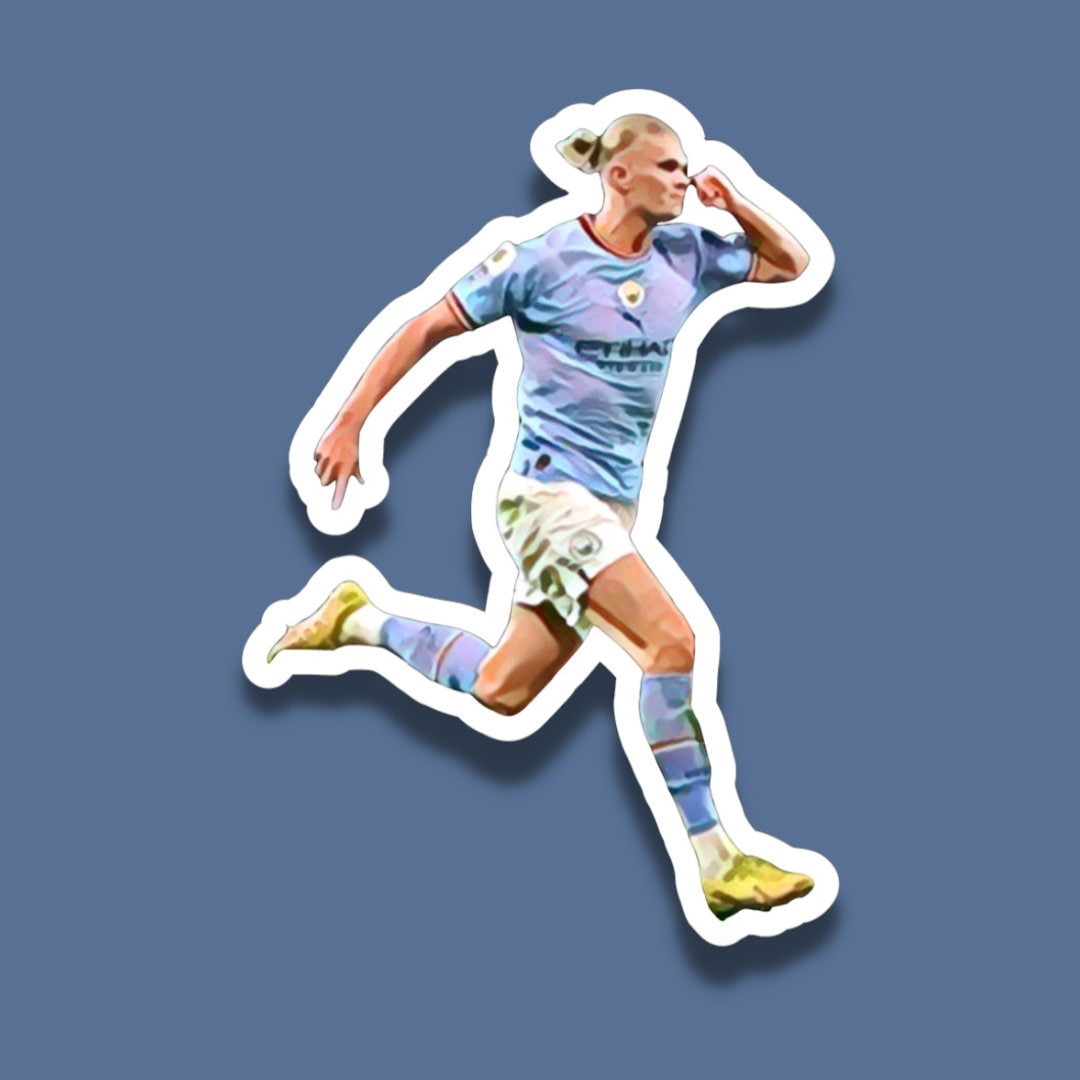Erling Haaland Sticker Set Choose Your Set Size: 2, 3, or 4 Stickers ...