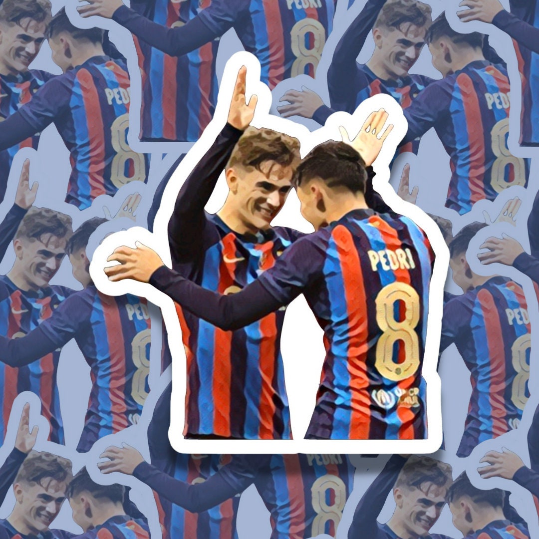 Gavi and Pedri Sticker Set Choose Your Set Size: 2, 3, or 4 Stickers ...