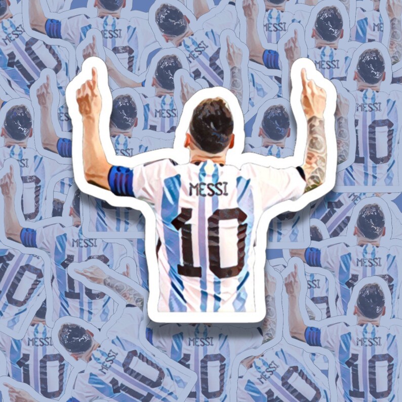 Leo Messi Sticker Set Choose Your Set Size: 2 3 or 4 - Etsy
