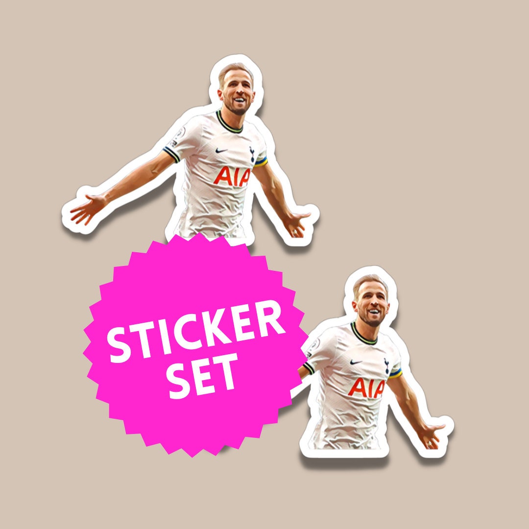 Harry Kane Sticker Set Choose Your Set Size: 2, 3, or 4 Stickers ...