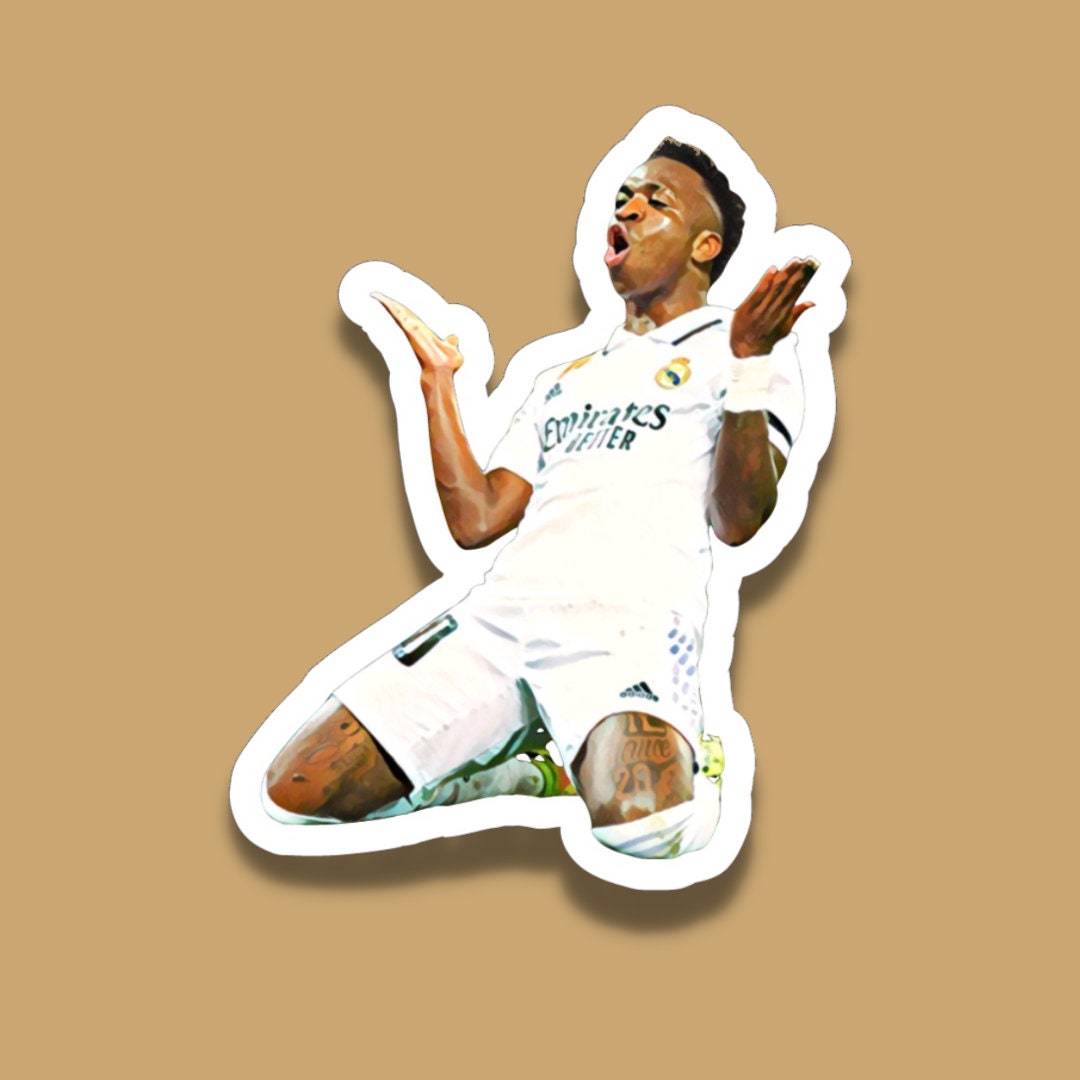 Vinicius Jr Sticker Set Choose Your Set Size: 2 3 or 4 - Etsy Singapore