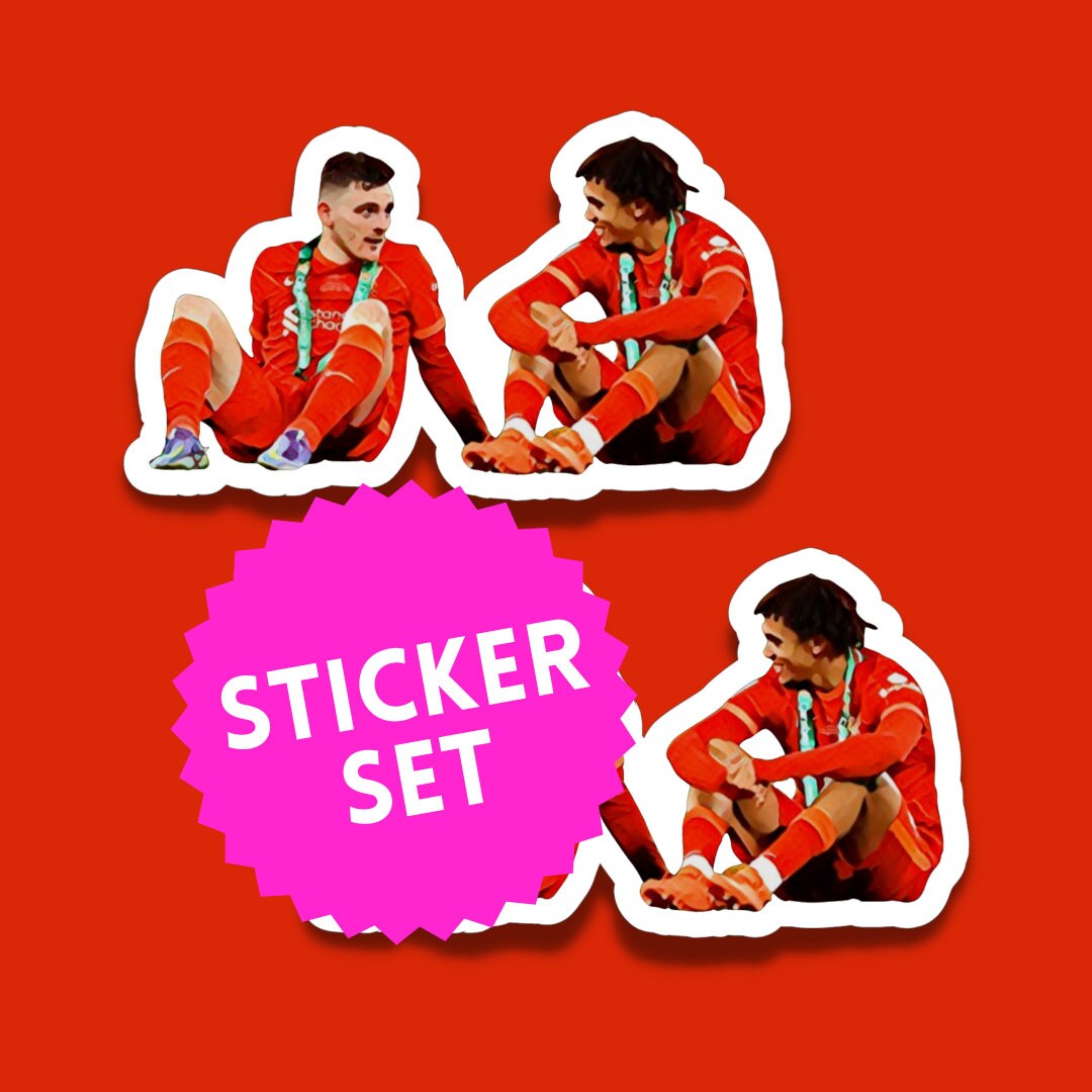 Trent Alexander-arnold & Andrew Robertson Sticker Set Choose Your Set ...