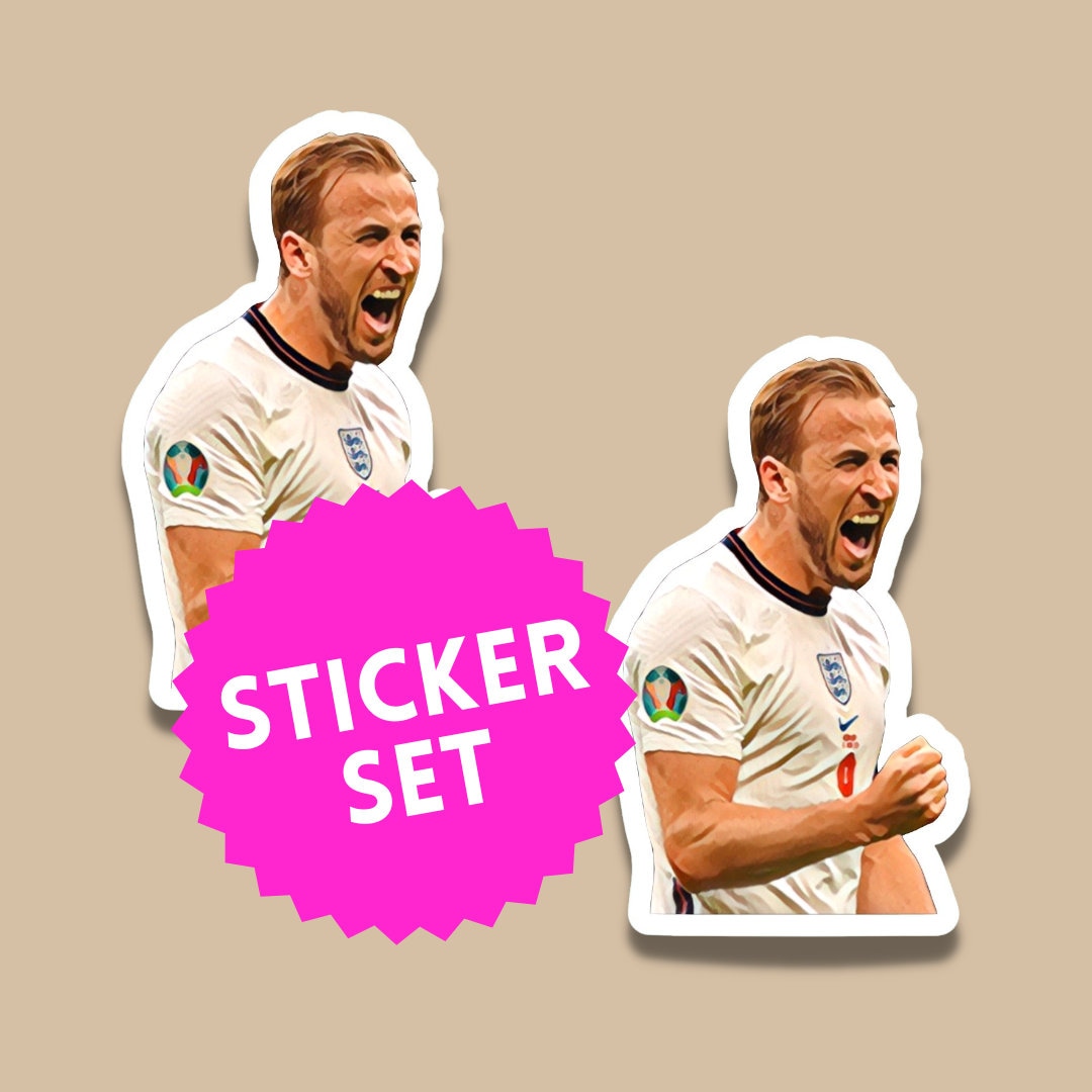Harry Kane Sticker Set Choose Your Set Size: 2, 3, or 4 Stickers ...