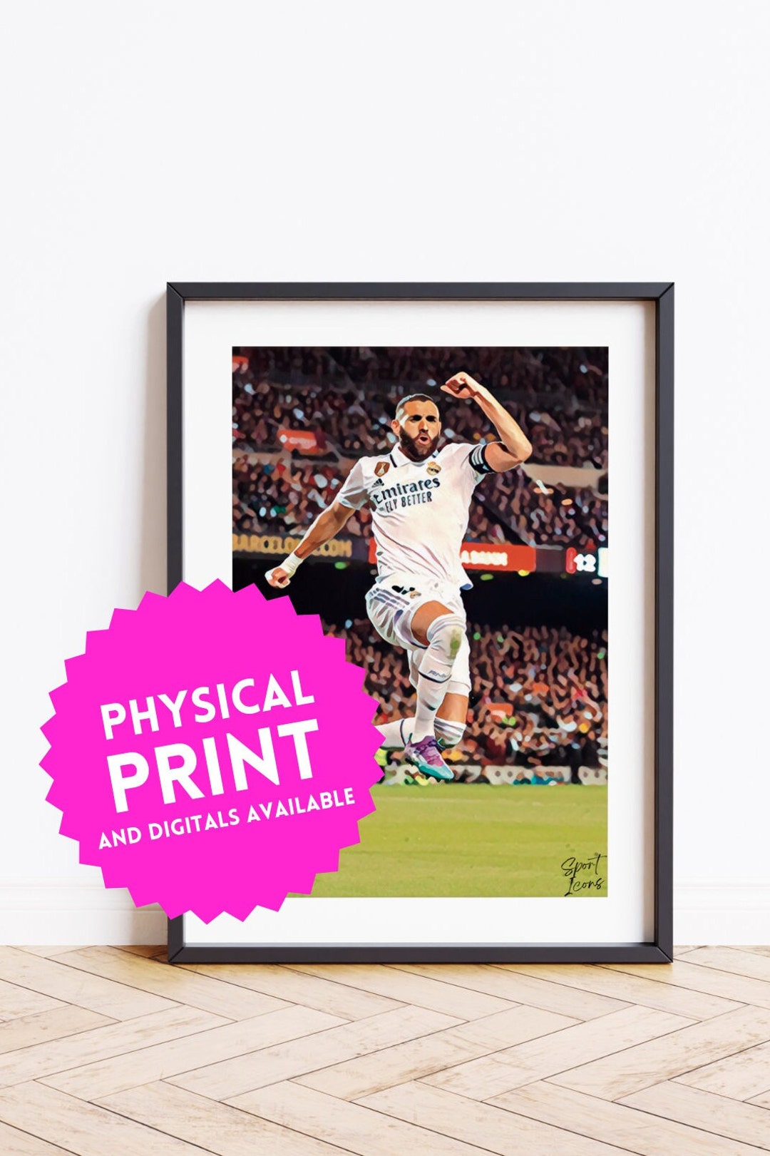 Karim Benzema Poster NOW Available in 3 Purchase Options: Framed, Print ...