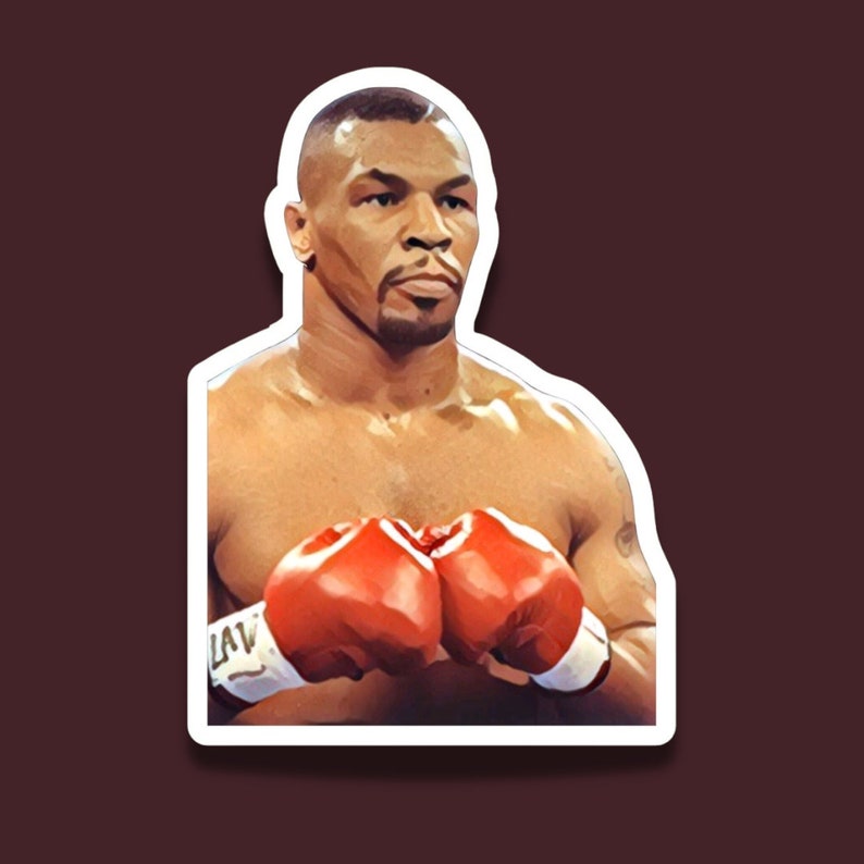 Mike Tyson Sticker Set Choose Your Set Size: 2, 3, or 4 Stickers ...