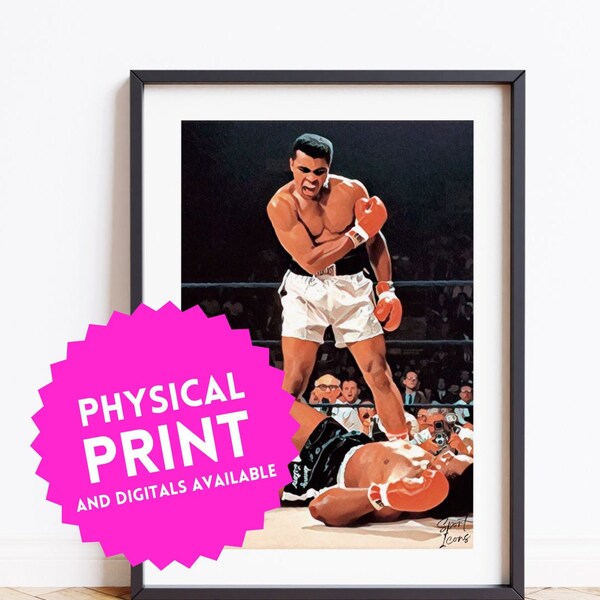 Muhammad Ali Poster - Etsy UK