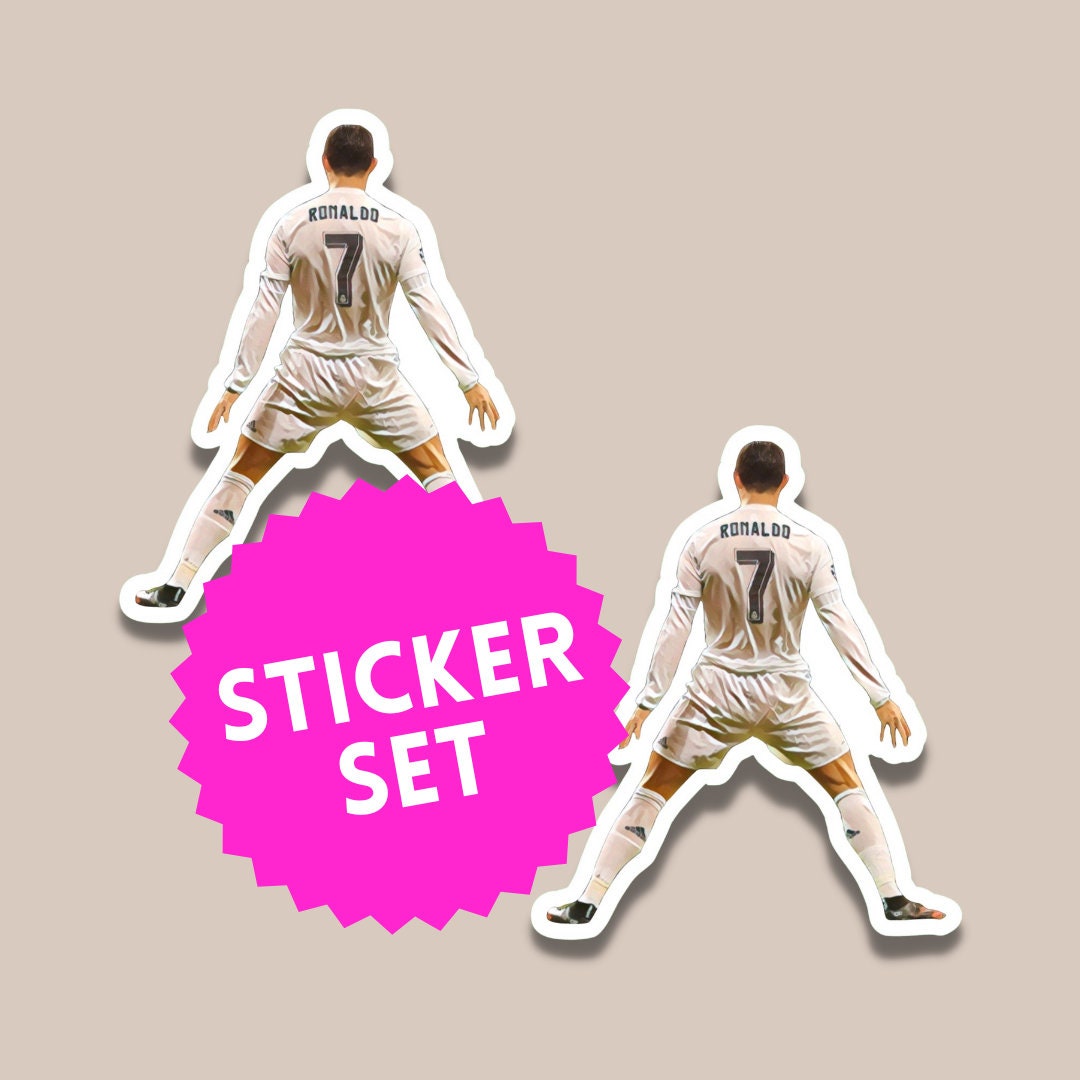 Cristiano Ronaldo CR7 Sticker Set Choose Your Set Size: 2, 3, or 4 ...