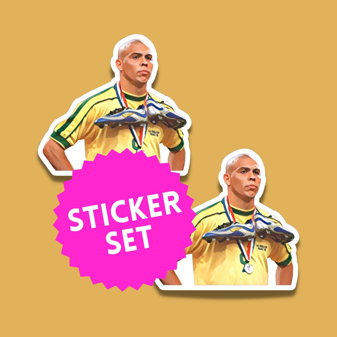 Ronaldo Phenomenon Sticker Set Choose Your Set Size: 2, 3, or 4 ...