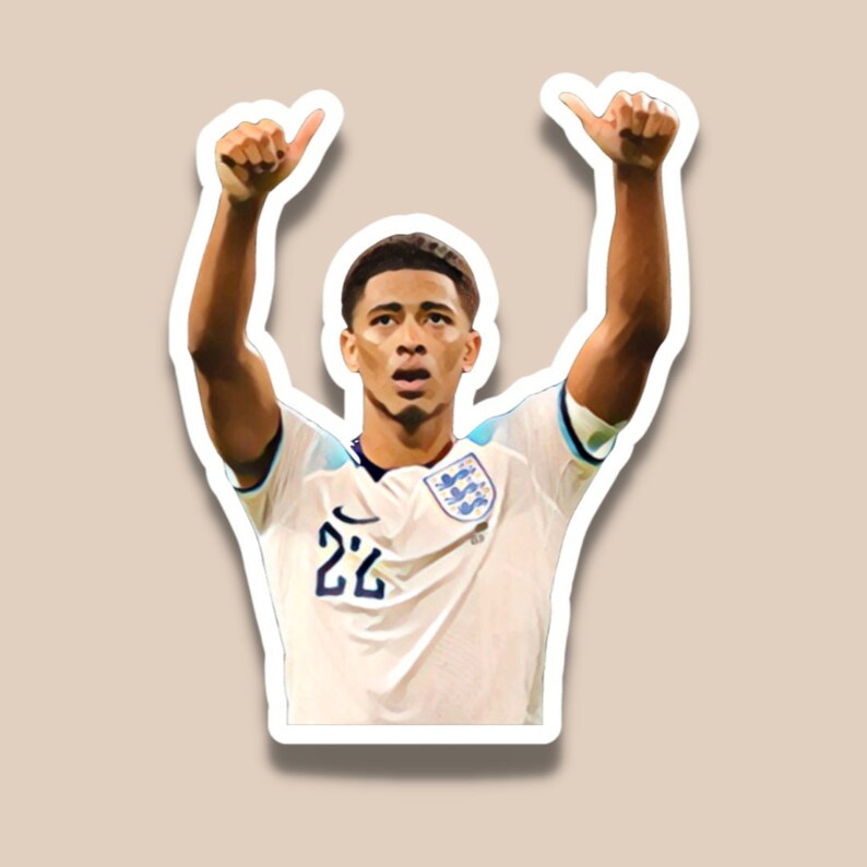 Jude Bellingham Sticker Set Choose Your Set Size: 2, 3, or 4 Stickers ...