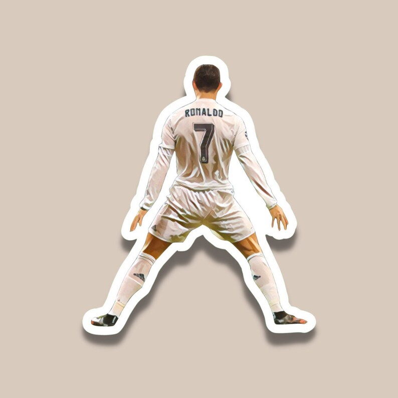Cristiano Ronaldo CR7 Sticker Set Choose Your Set Size: 2, 3, or 4 ...
