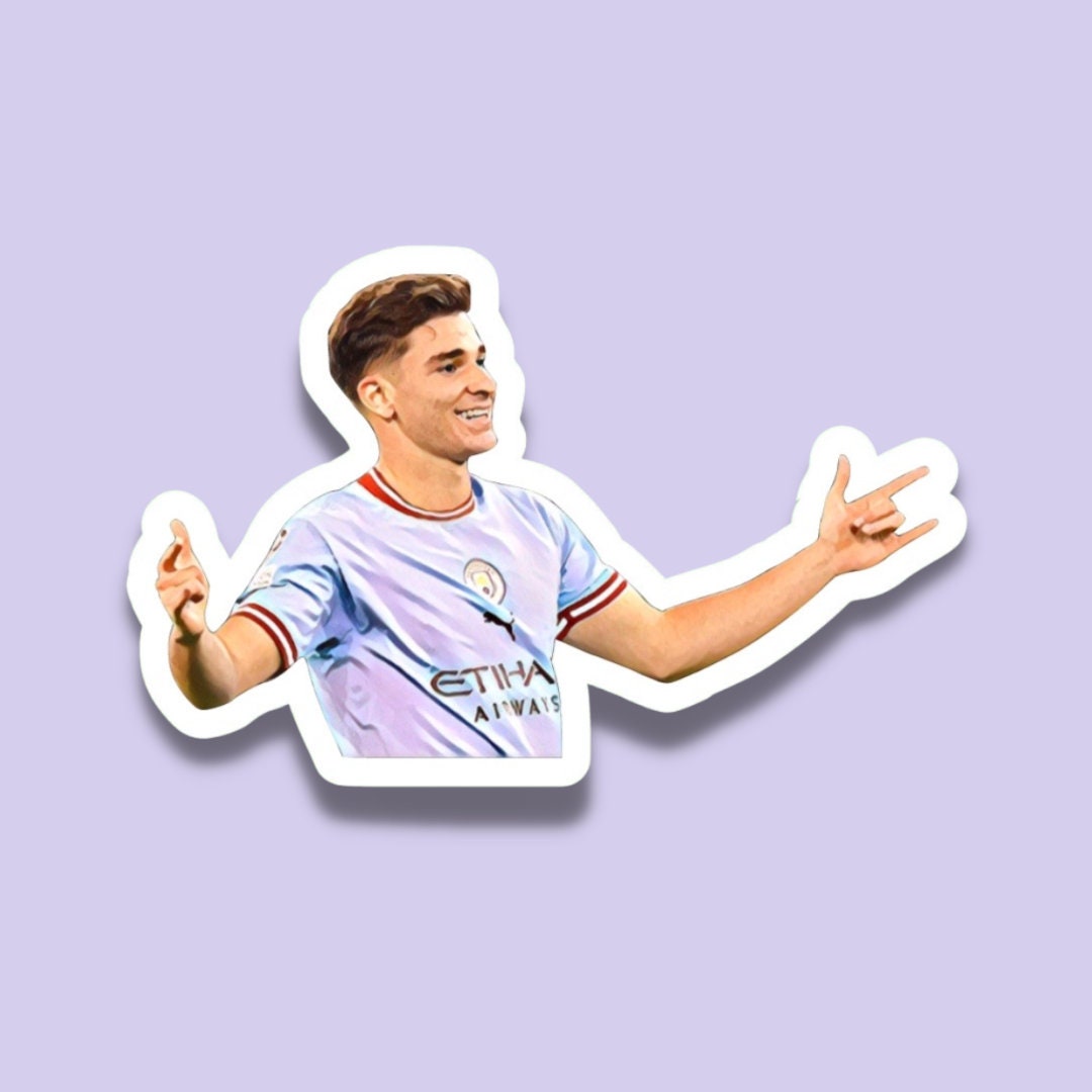 Julian Alvarez Sticker Set Choose Your Set Size: 2, 3, or 4 Stickers ...