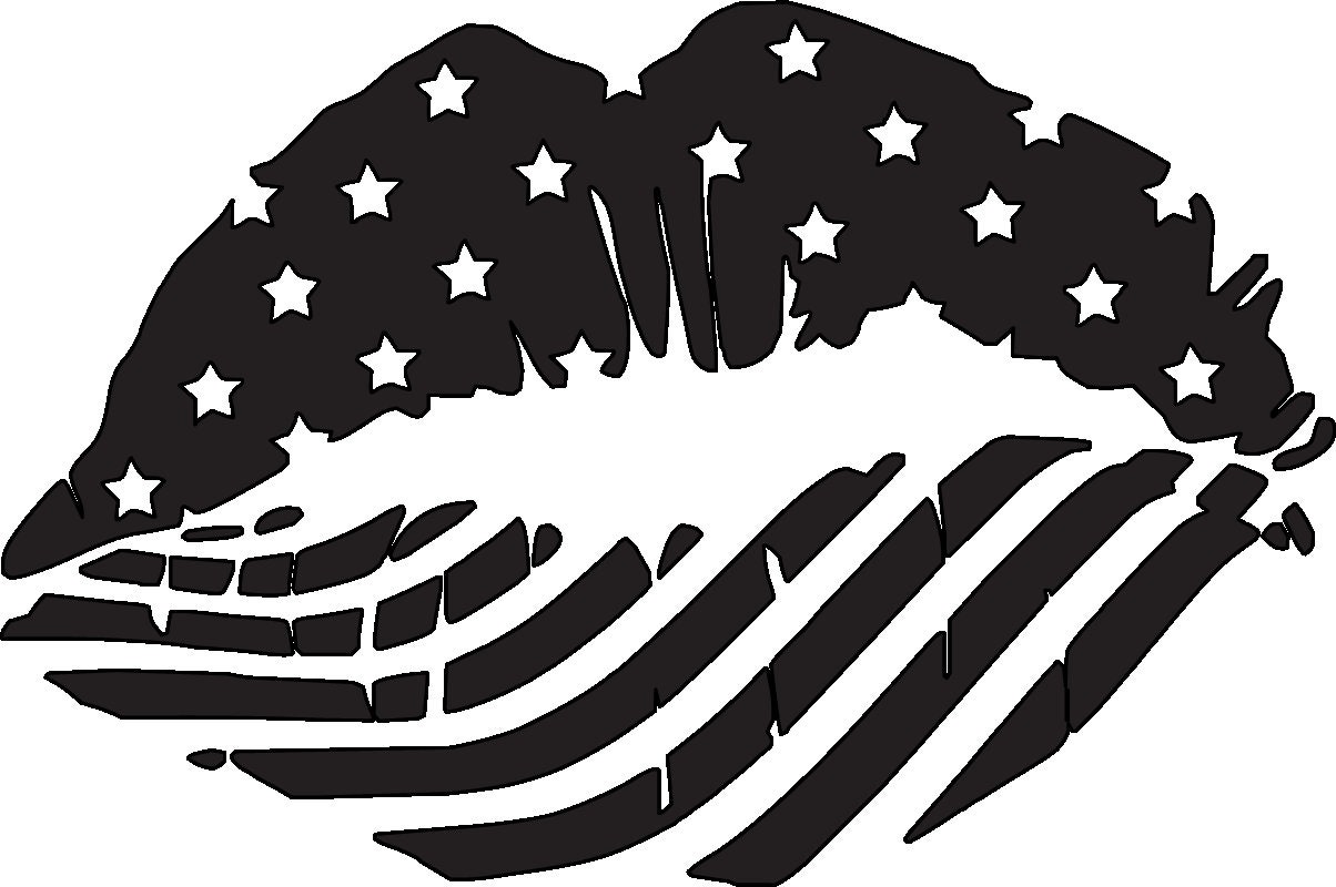 Flag Lips - Etsy