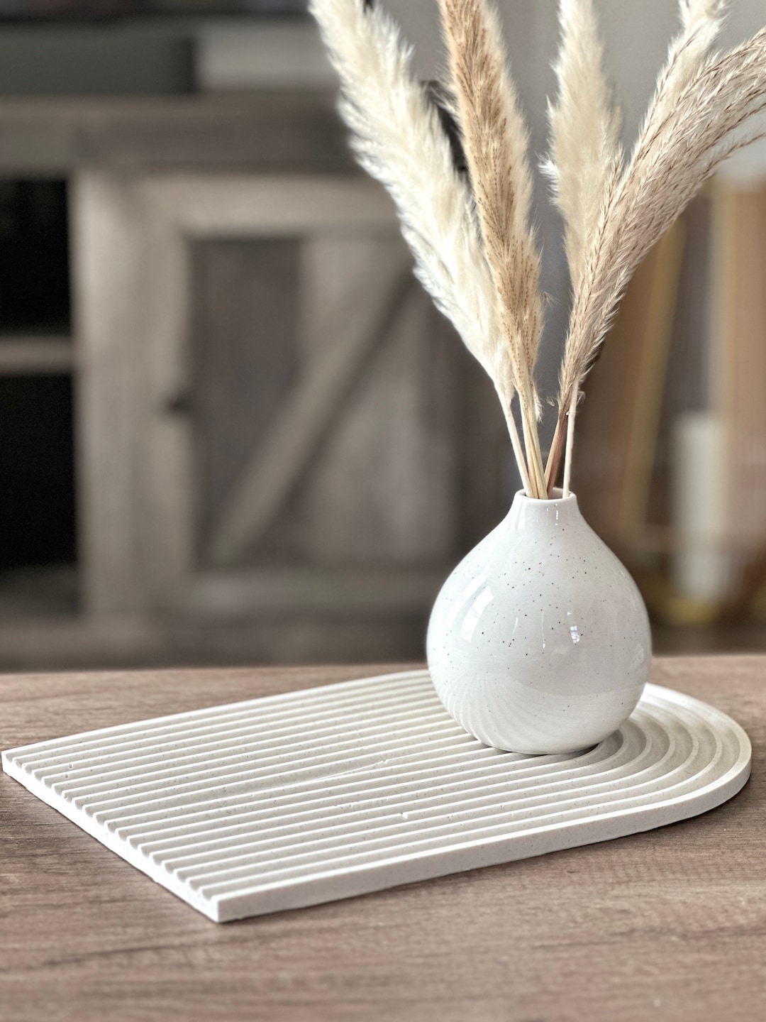 Modern Ivory Large Tray - Etsy