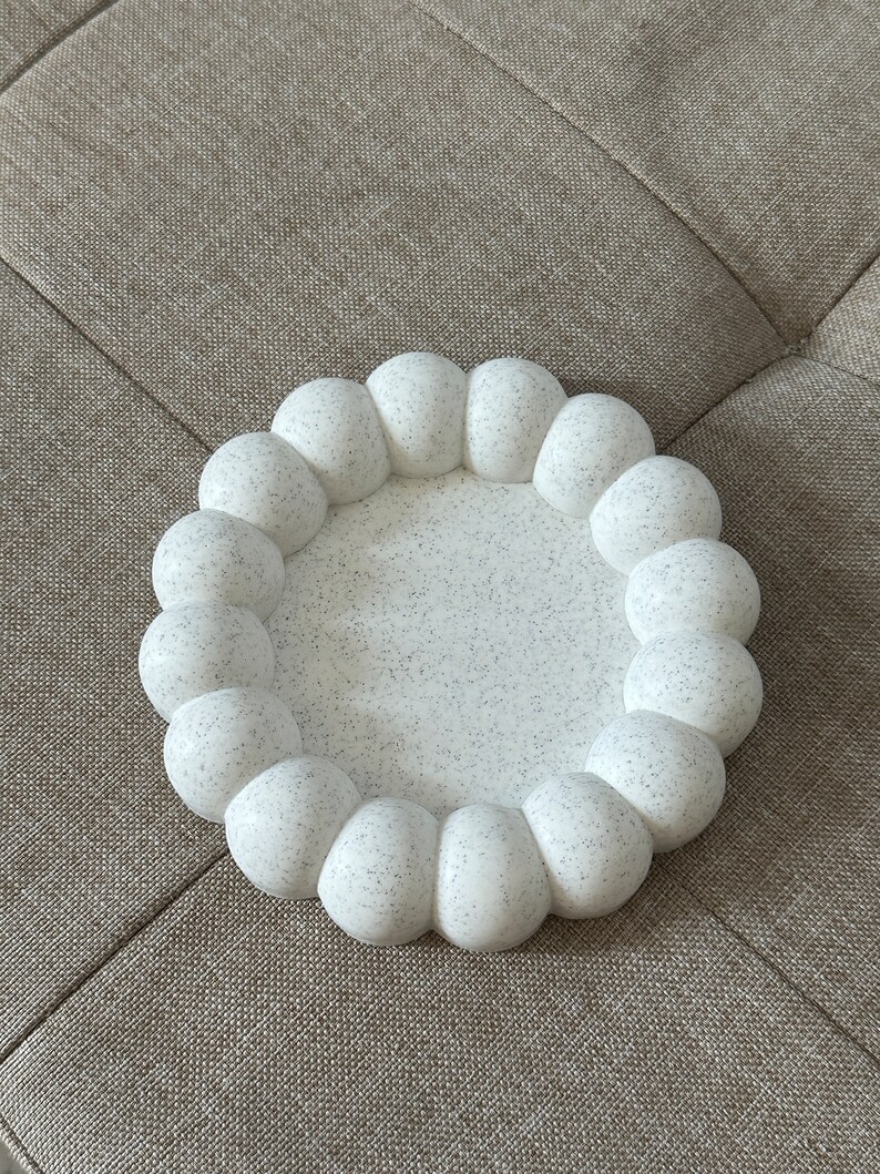Modern Ivory Bubble Tray, Trinket Dish, Decor, Gift - Etsy