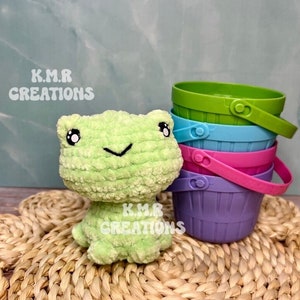 Froggy Pop Crochet Plushie | Fidget Toy Frog - Etsy