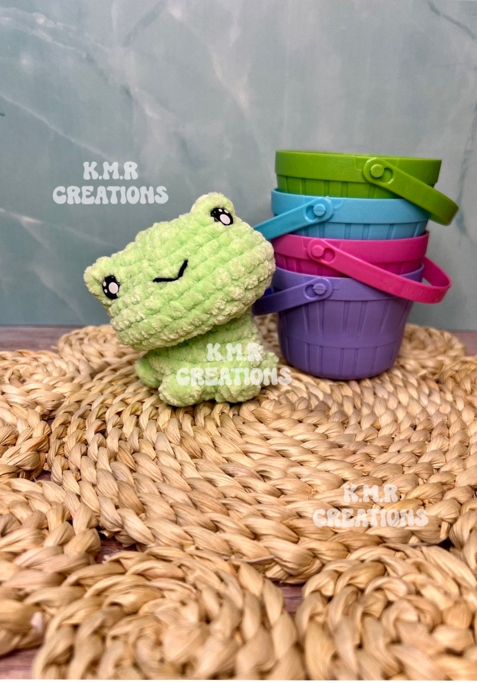Froggy Pop Crochet Plushie | Fidget Toy Frog - Etsy