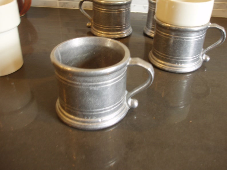 Vintage RWP Pewter and Ceramic Insert Coffee Mug - Etsy