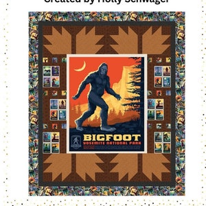 Bigfoot Legends Quilt PATTERN - by Holly Schwager of Something to Sew ...