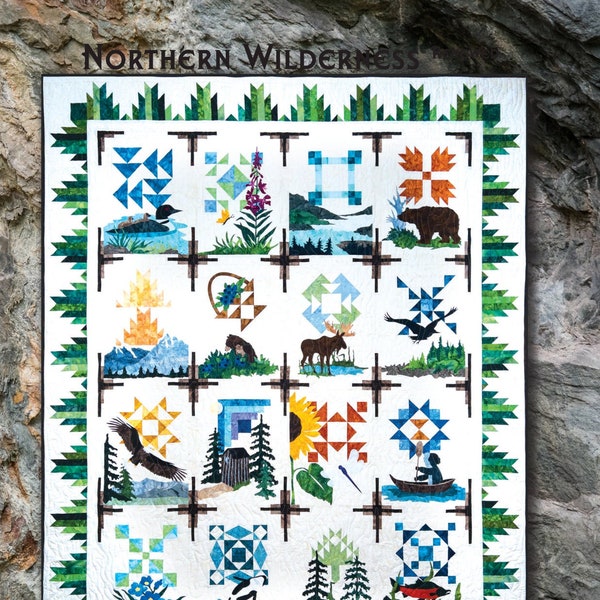 Northern Wilderness Quilt Pattern - Etsy