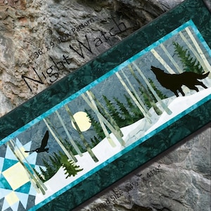 Night Watch KIT - by Marie Noah at Northern Threads - Quilt Size: 14 1/ ...