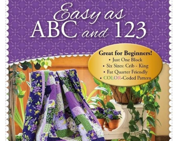 Easy as ABC and 123 - Quilt PATTERN - by Jennifer Bosworth for Shabby ...