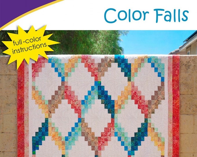 Color Falls Quilt PATTERN Daniella Stout, Cozy Quilt Designs Throw ...