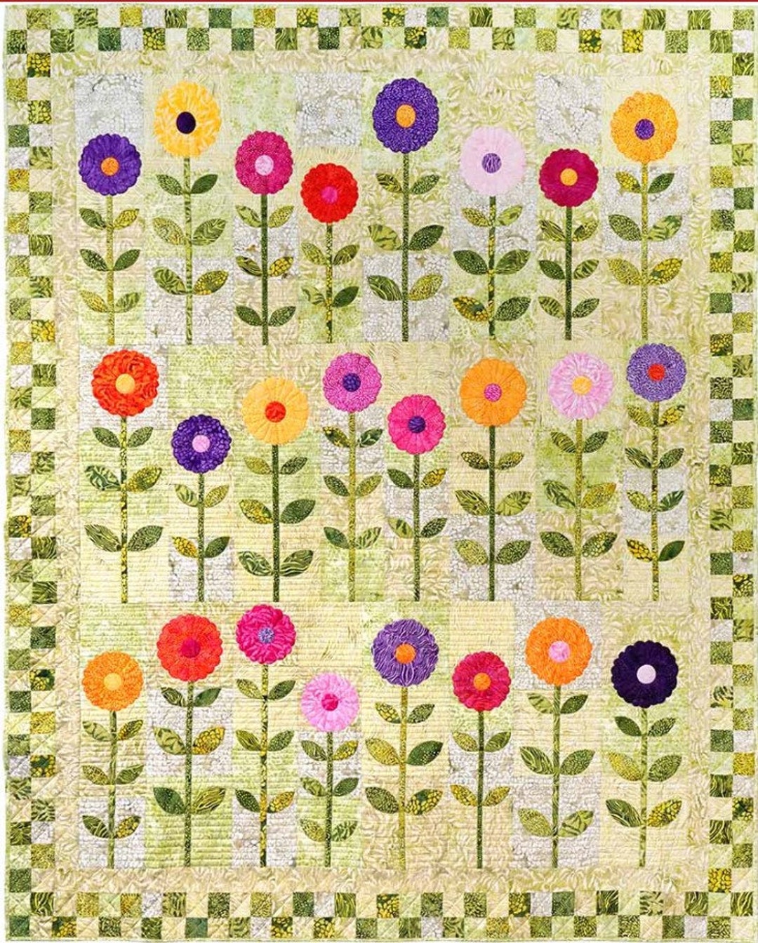 Garden Bloom - Barbara Persing Designs - Full Bloom - Island Batik ...