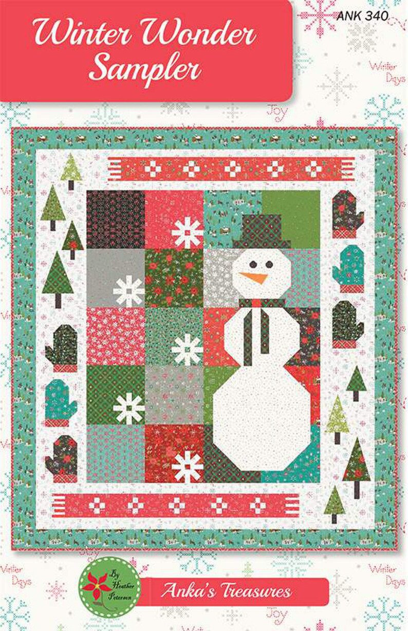 Winter Wonder Sampler Quilt PATTERN Winter Wonder Designed - Etsy